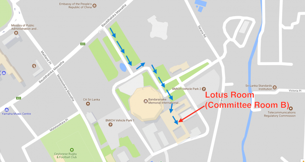 Come to the Lotus Room at the BMICH! | WordCamp Colombo, Sri Lanka